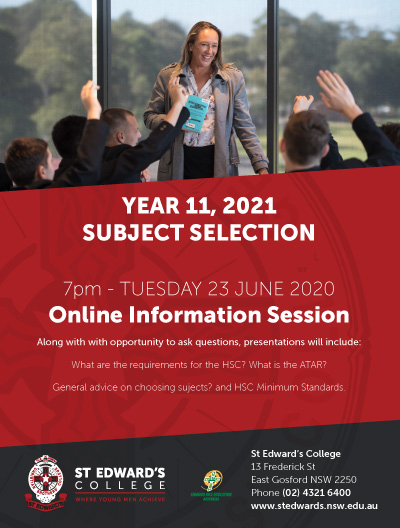 87x115-Year10-Subject-Selection-Evening-2020 - St Edward's College