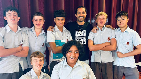 Luka Lesson Visits St Edward's College - St Edward's College