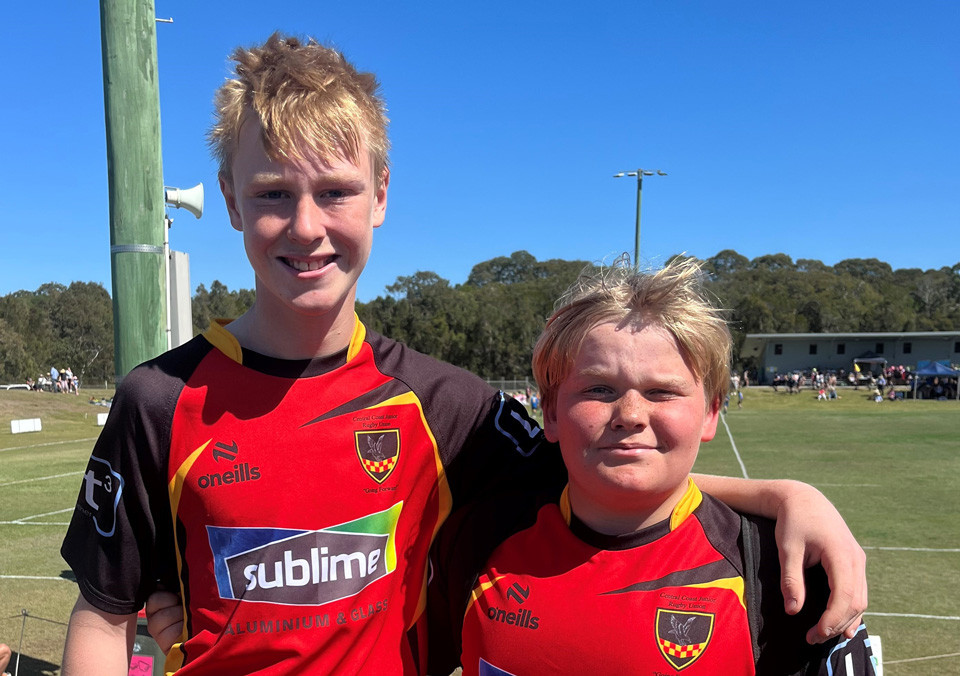 Charlie Jordan and Cooper Armstrong - St Edward's College