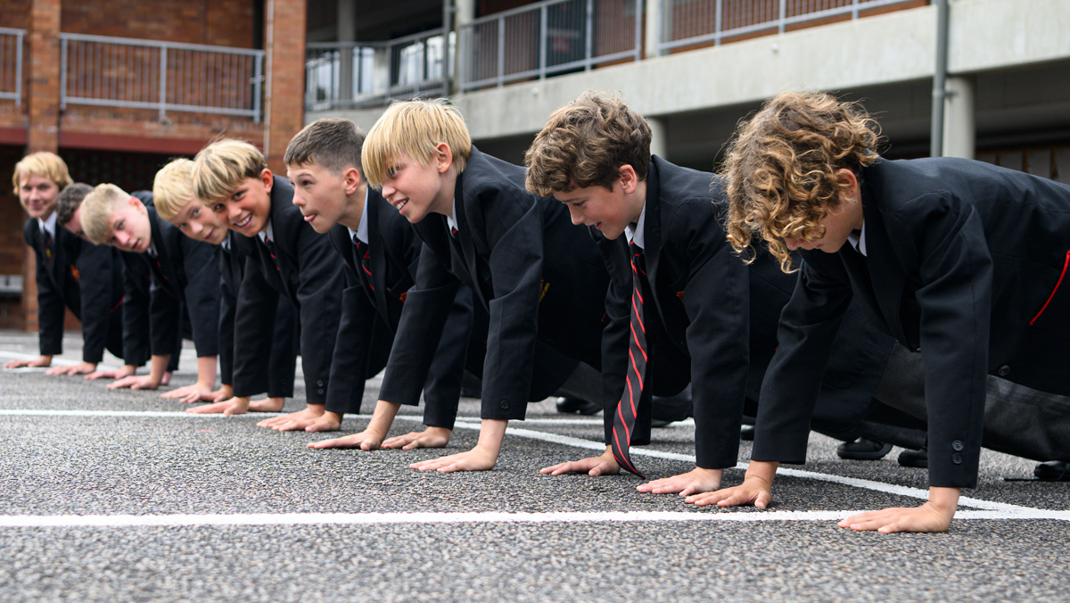 The Push Up Challenge - St Edward's College