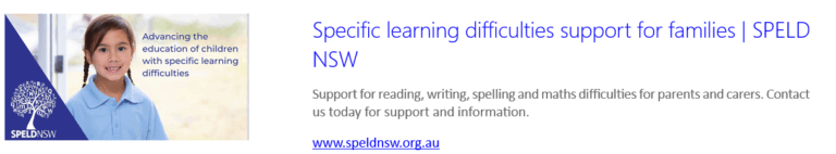 SPELD NSW - St Edward's College